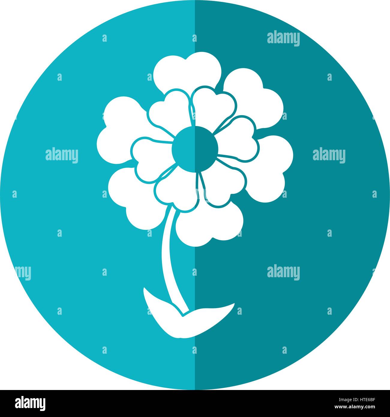flower ornament natural shadow Stock Vector Image & Art - Alamy