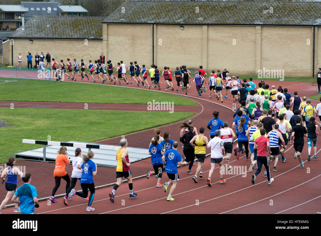 Back view of athletes running away hi-res stock photography and images ...