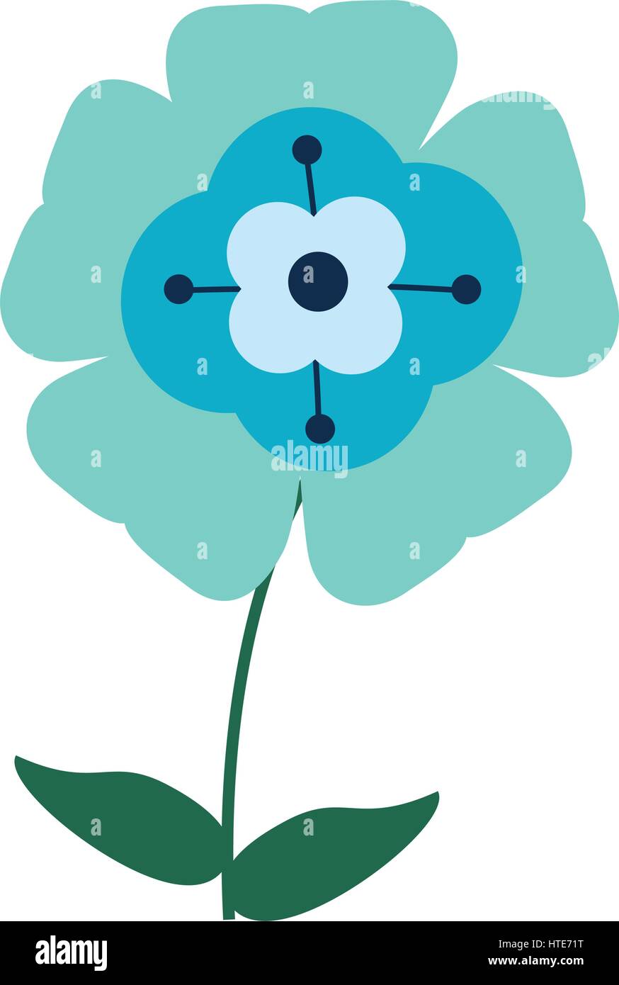 flower flourish natural Stock Vector Image & Art - Alamy