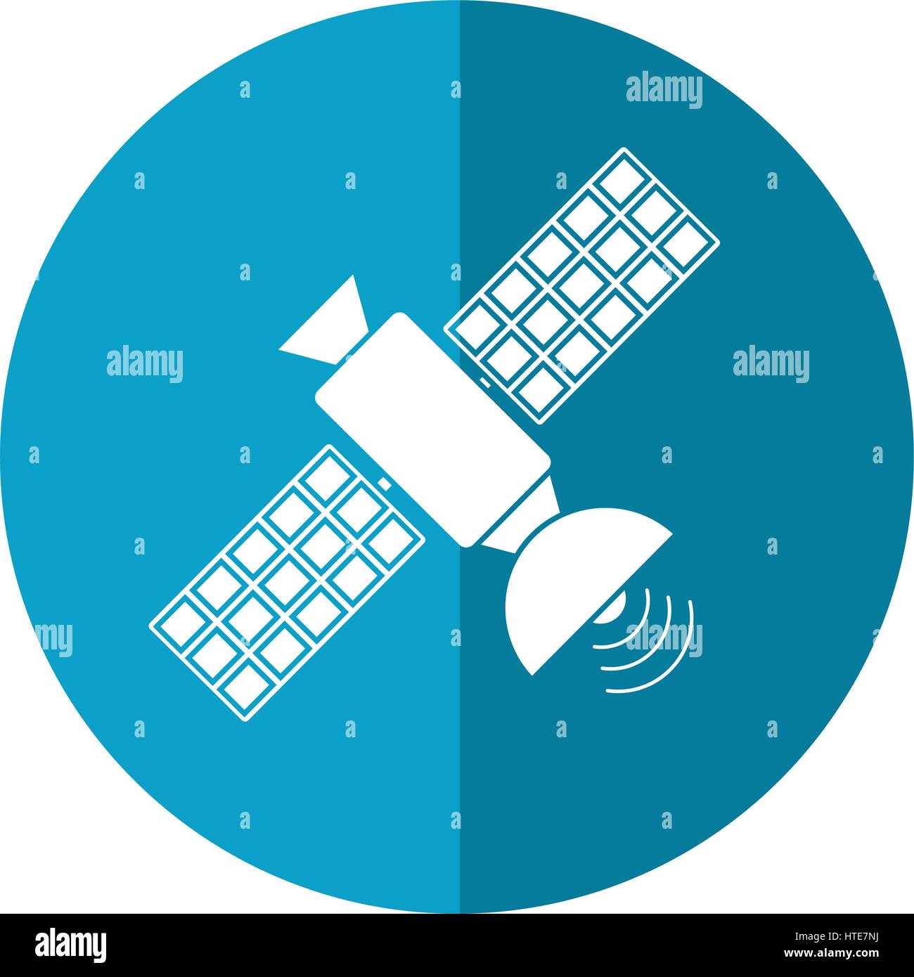 Aerial antenna parabolic antenna satellite Stock Vector Images - Alamy