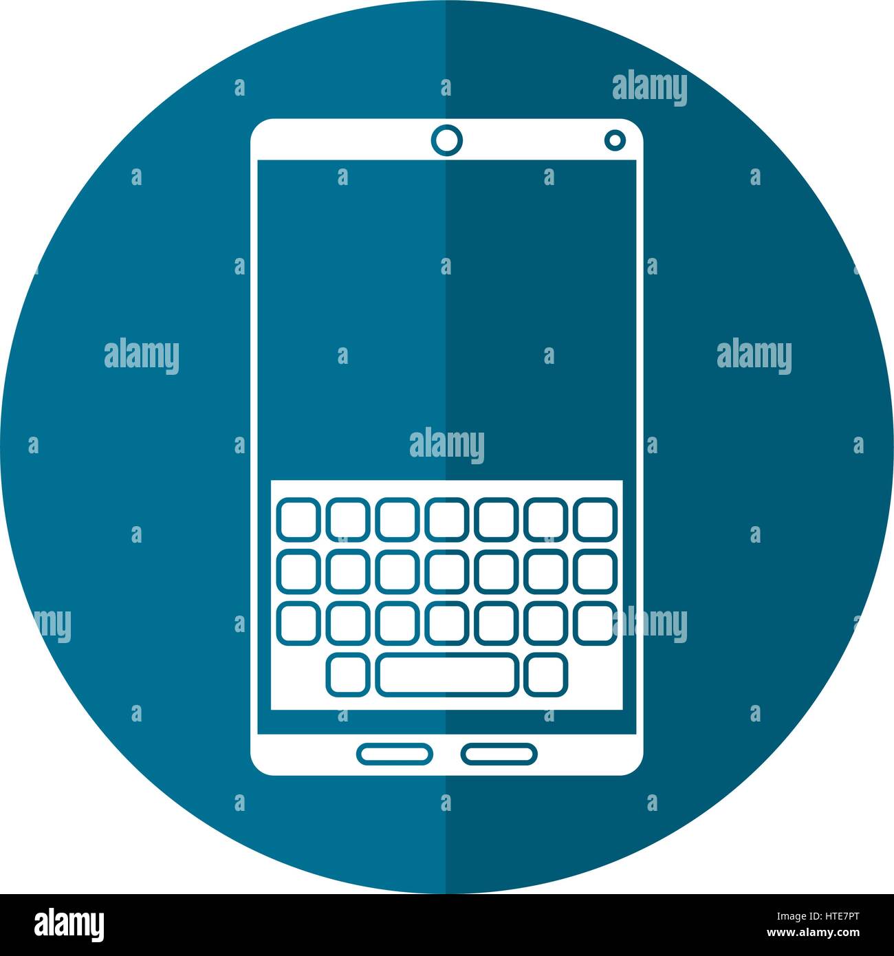 smartphone keypad display shadow Stock Vector Image & Art - Alamy