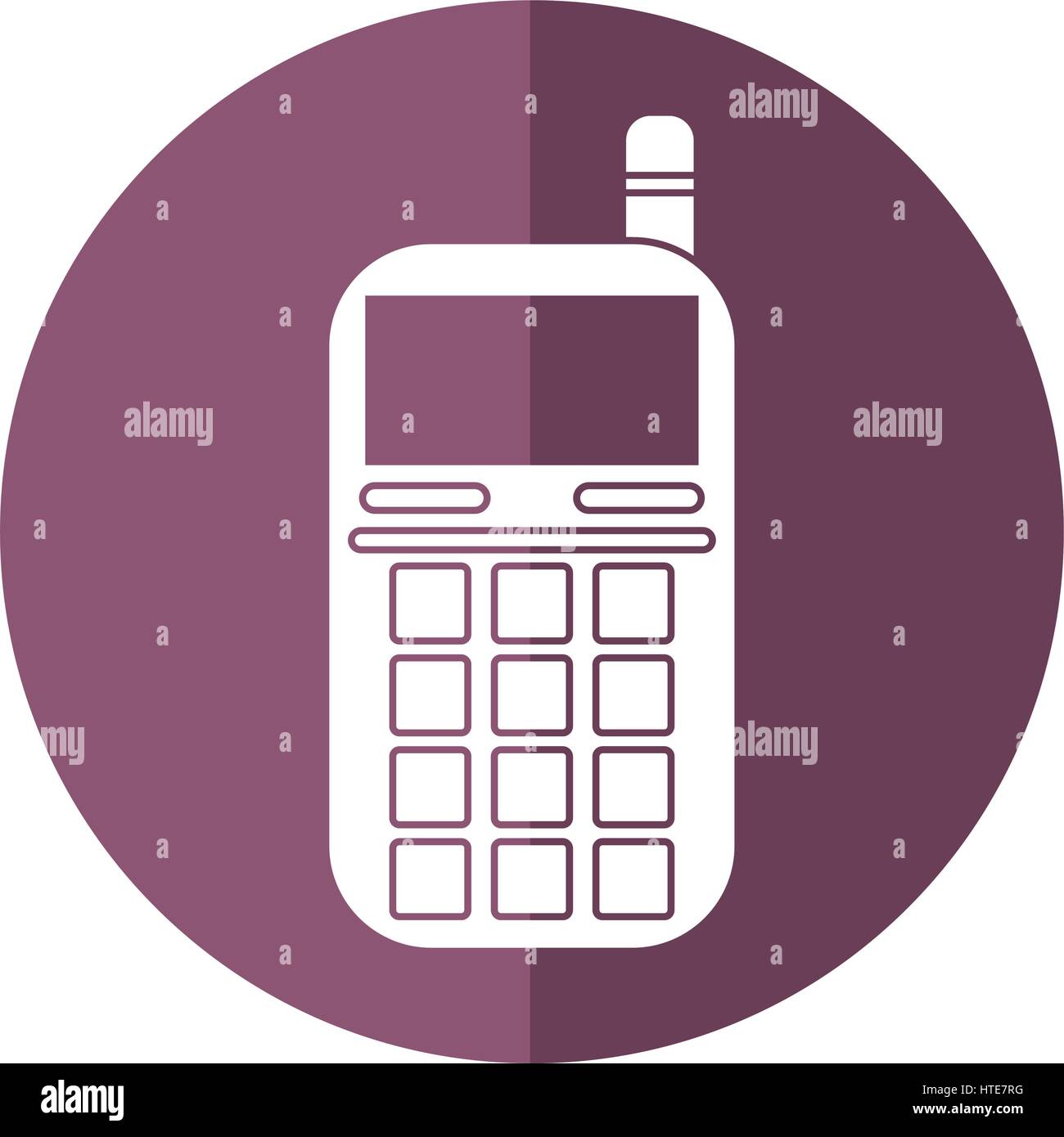 smartphone telephone technology shadow Stock Vector Image & Art - Alamy