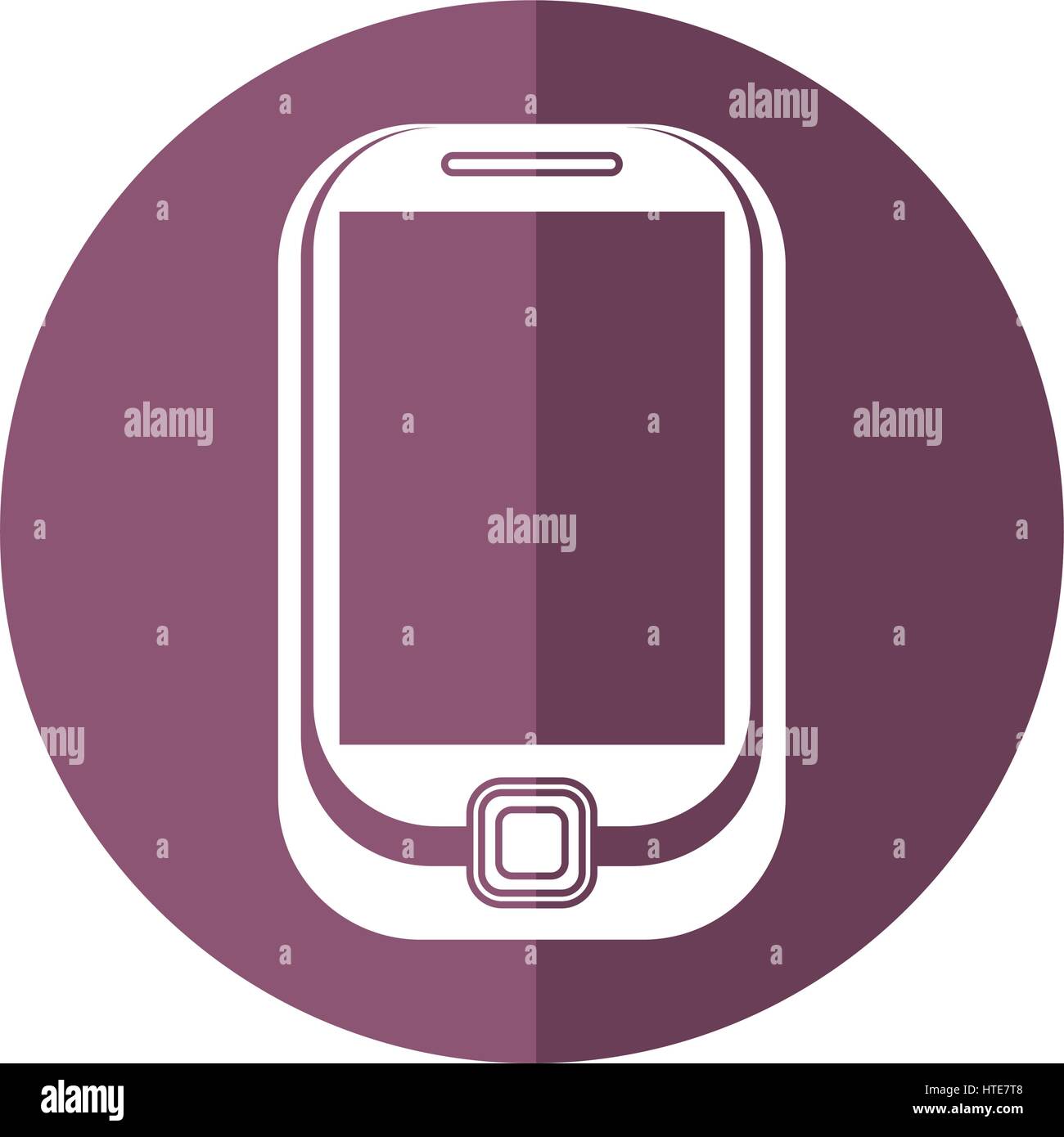 cellphone mobile technology shadow Stock Vector Image & Art - Alamy