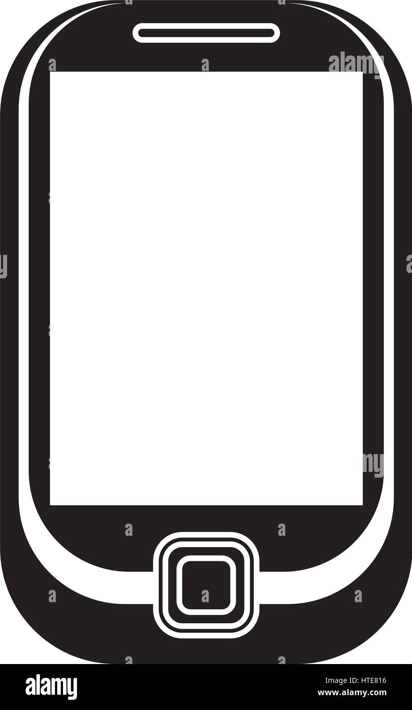 cellphone mobile technology pictogram Stock Vector Image & Art - Alamy