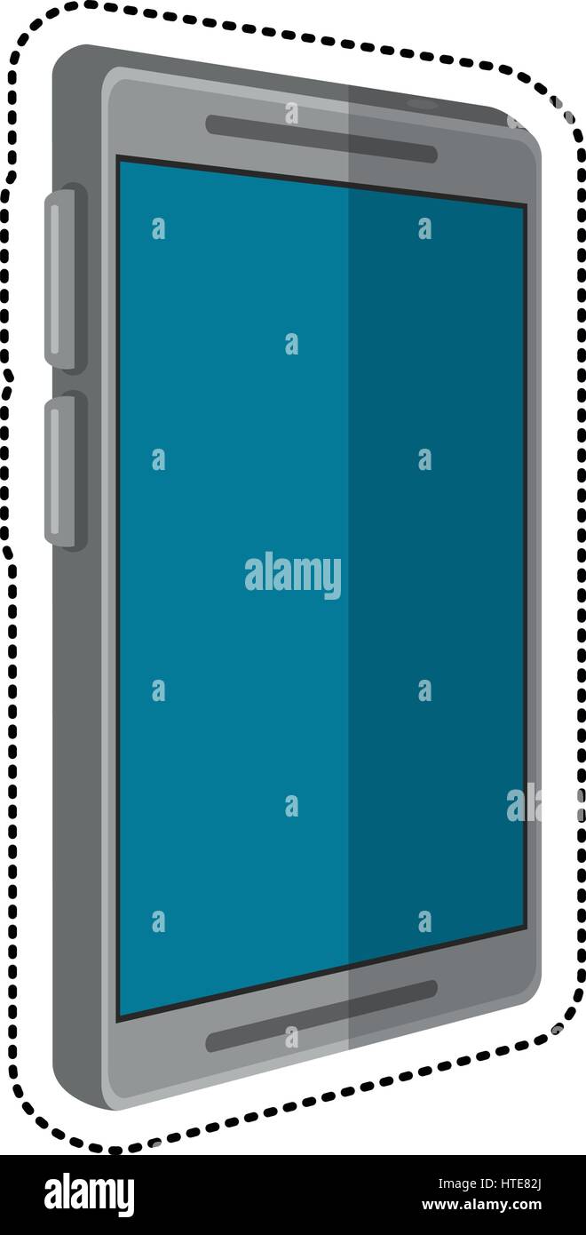 cartoon mobile phone technology Stock Vector Image & Art - Alamy