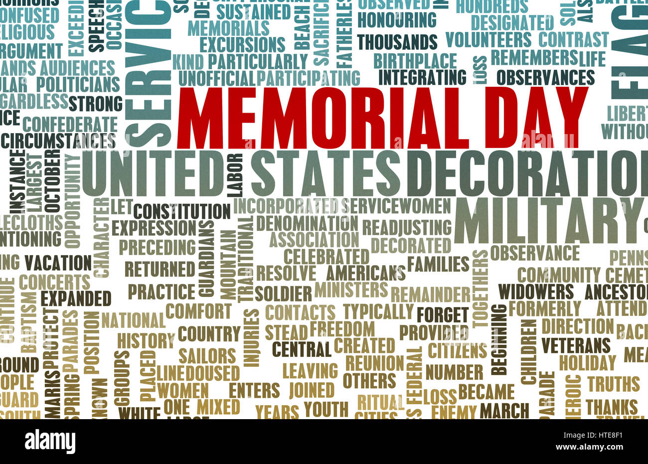 Memorial Day and Remembering Our Fallen Soldiers Stock Photo - Alamy