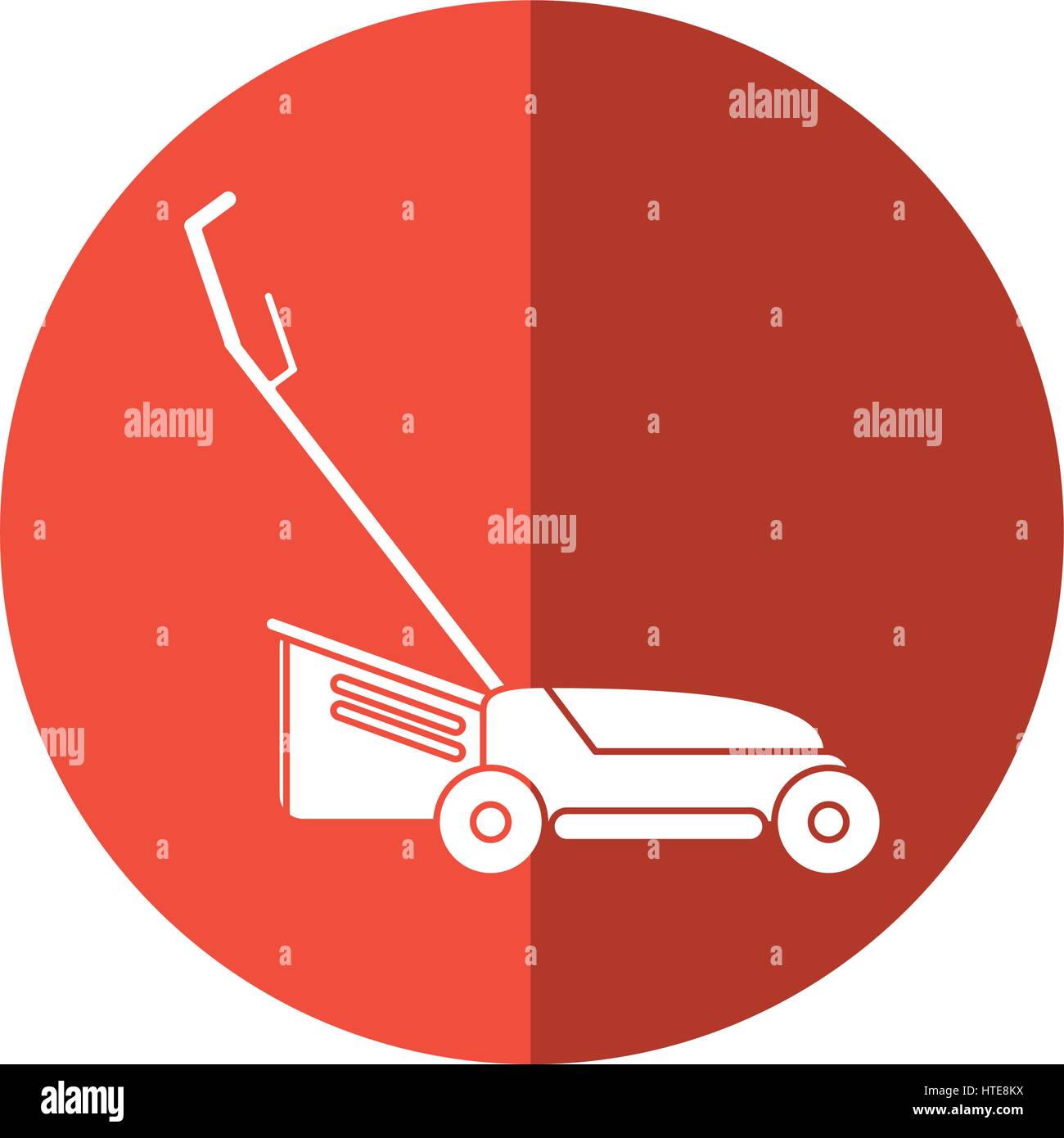 Mower pictogram Stock Vector Images - Alamy