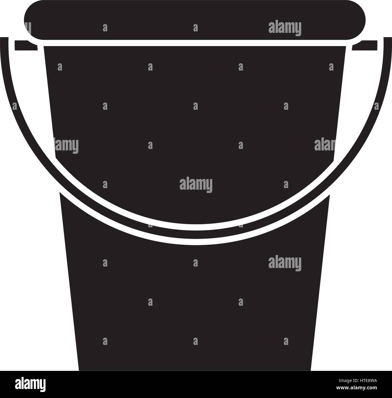 bucket garden tool pictogram Stock Vector Image & Art - Alamy