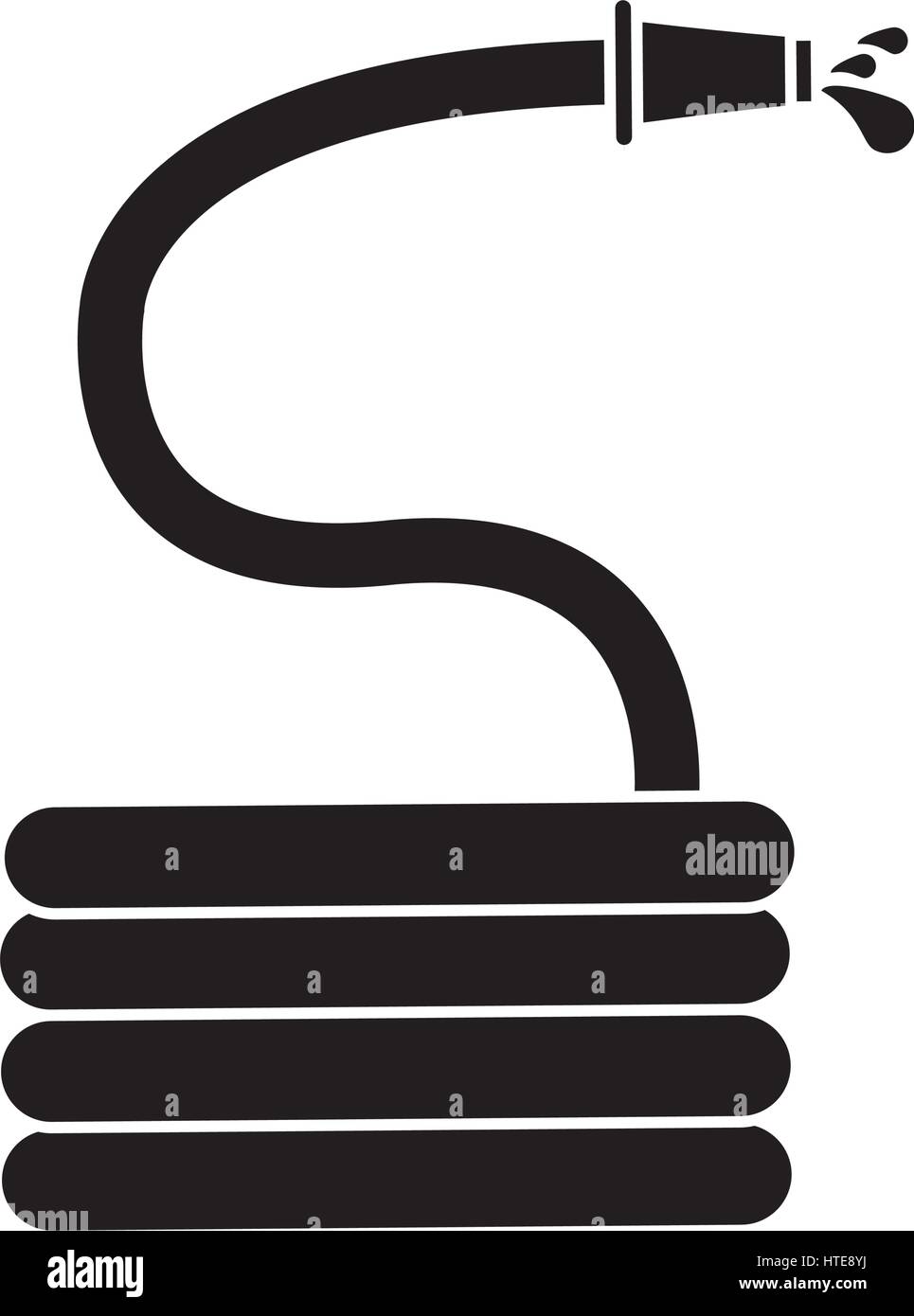 garden water hose pictogram Stock Vector Image & Art - Alamy