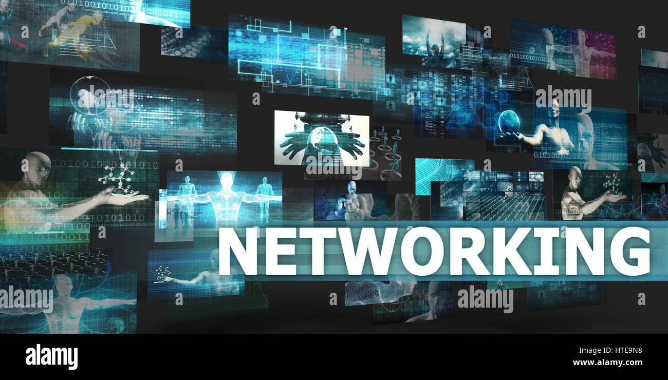 Networking Presentation Background with Technology Abstract Art Stock ...