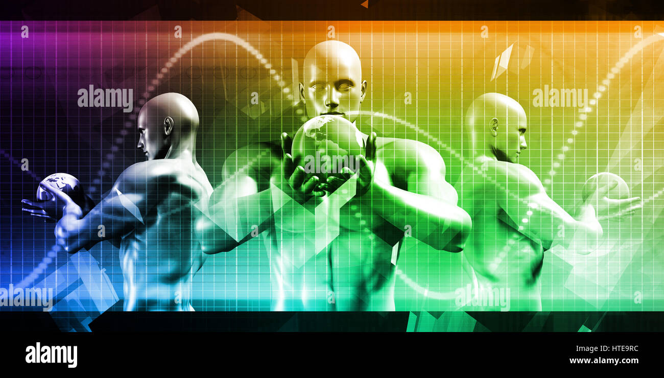 Global Solutions with Businessmen Holding Globe Background Stock Photo ...