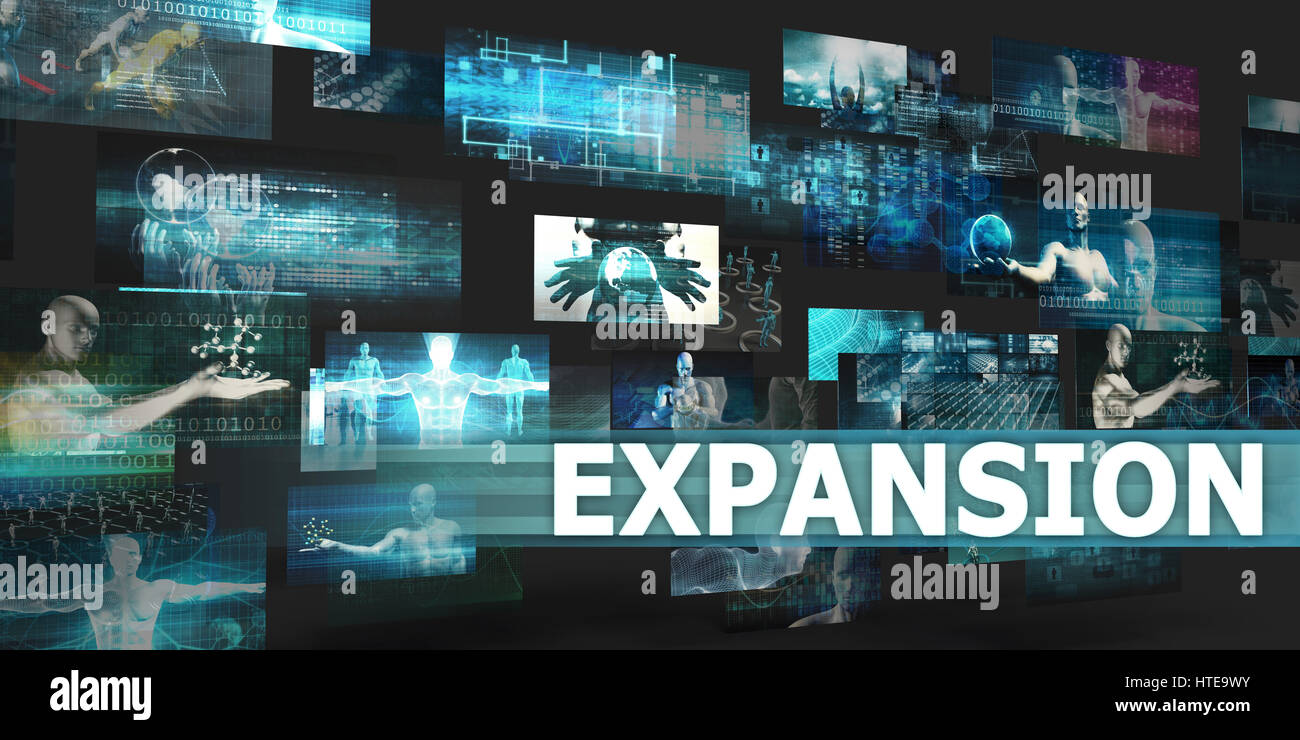 Expansion Presentation Background with Technology Abstract Art Stock ...