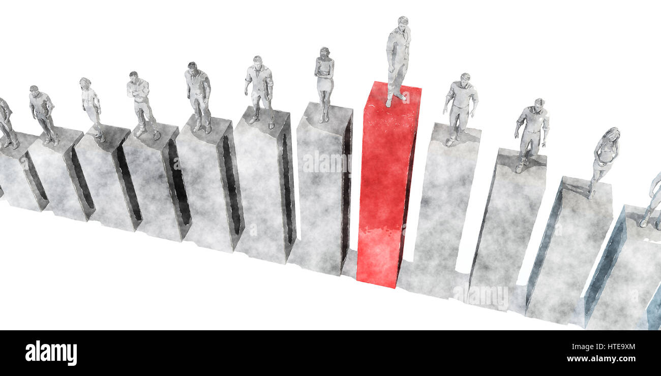 Business Pioneer and Market Industry Leader as a Concept Stock Photo ...