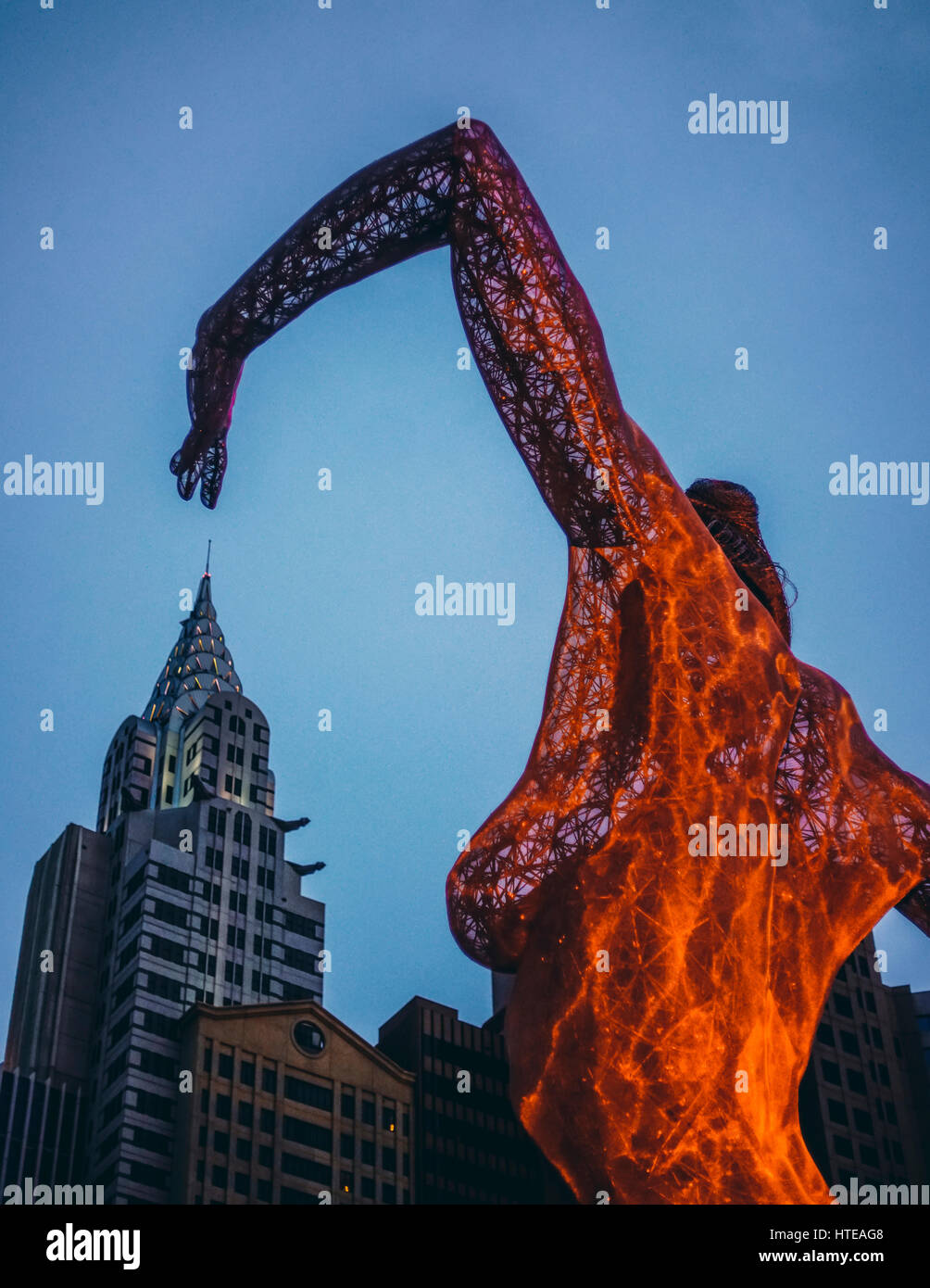 “Bliss Dance” sculpture in Las Vegas located at “The Park” was inspired ...