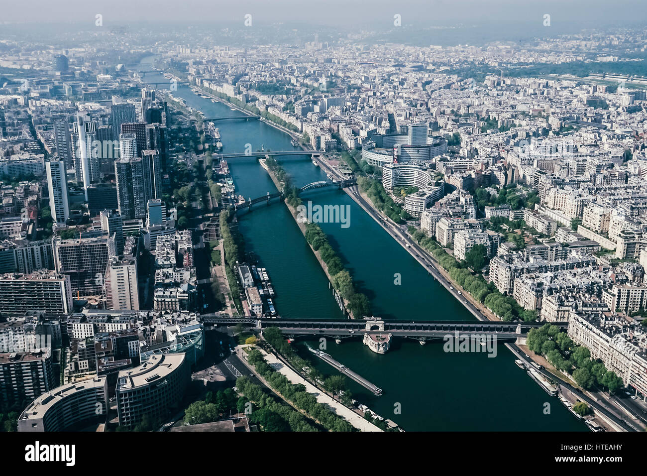 The beautiful view of Paris, France Stock Photo - Alamy