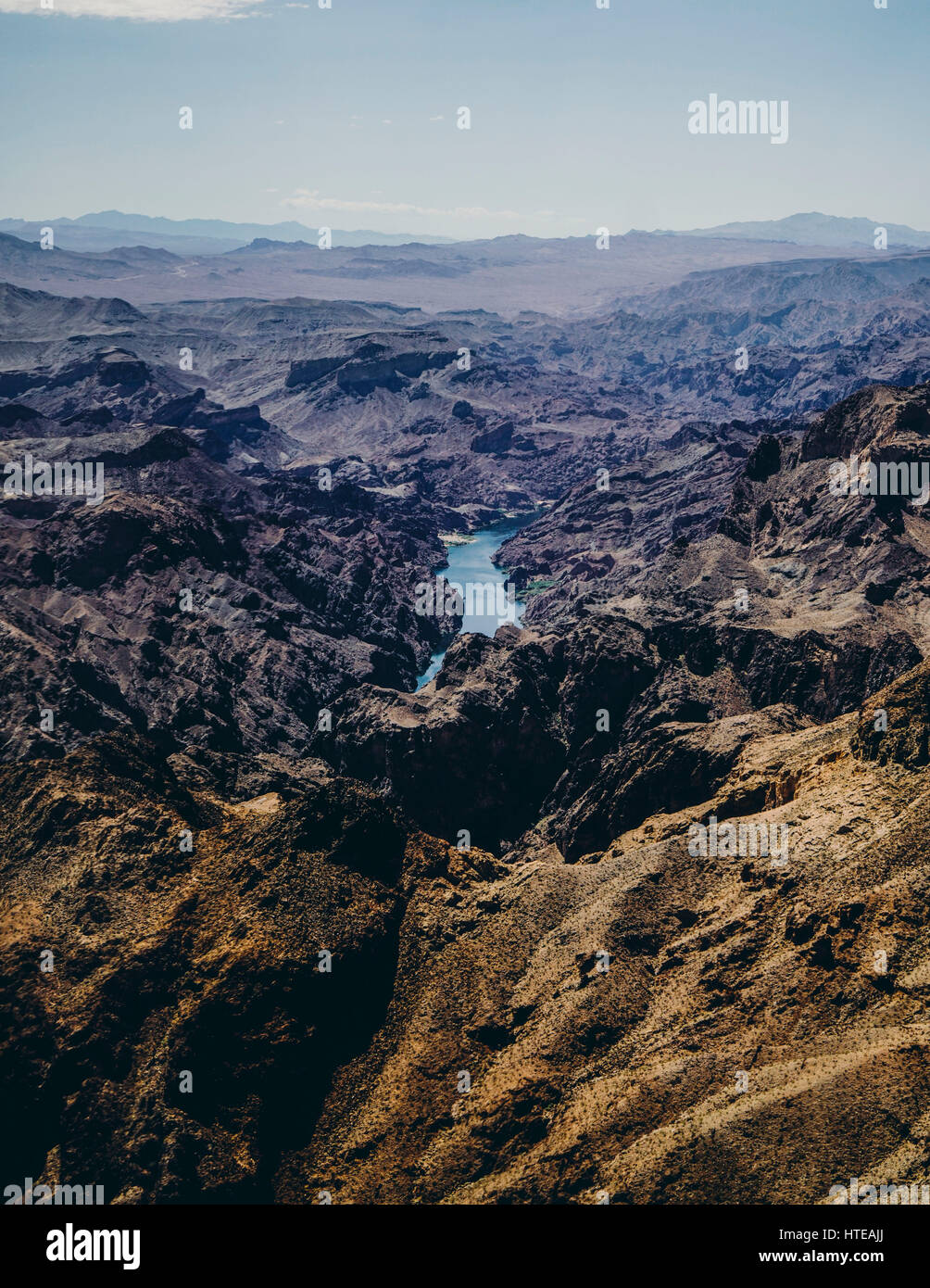 The breathtaking view of Colorado River at the Grand Canyon National ...