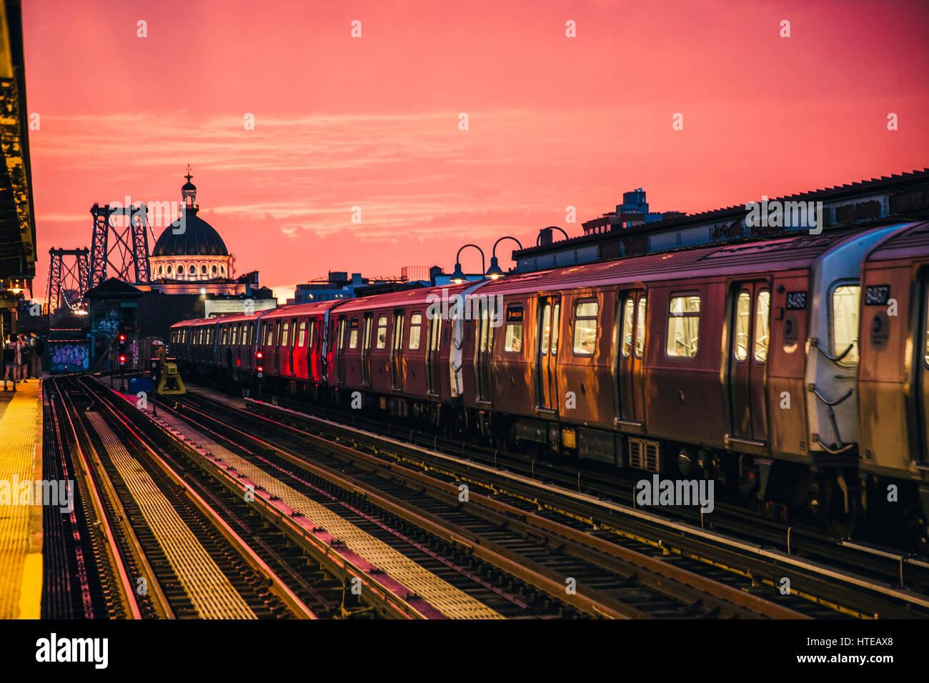 Train station in New York, United States Stock Photo - Alamy