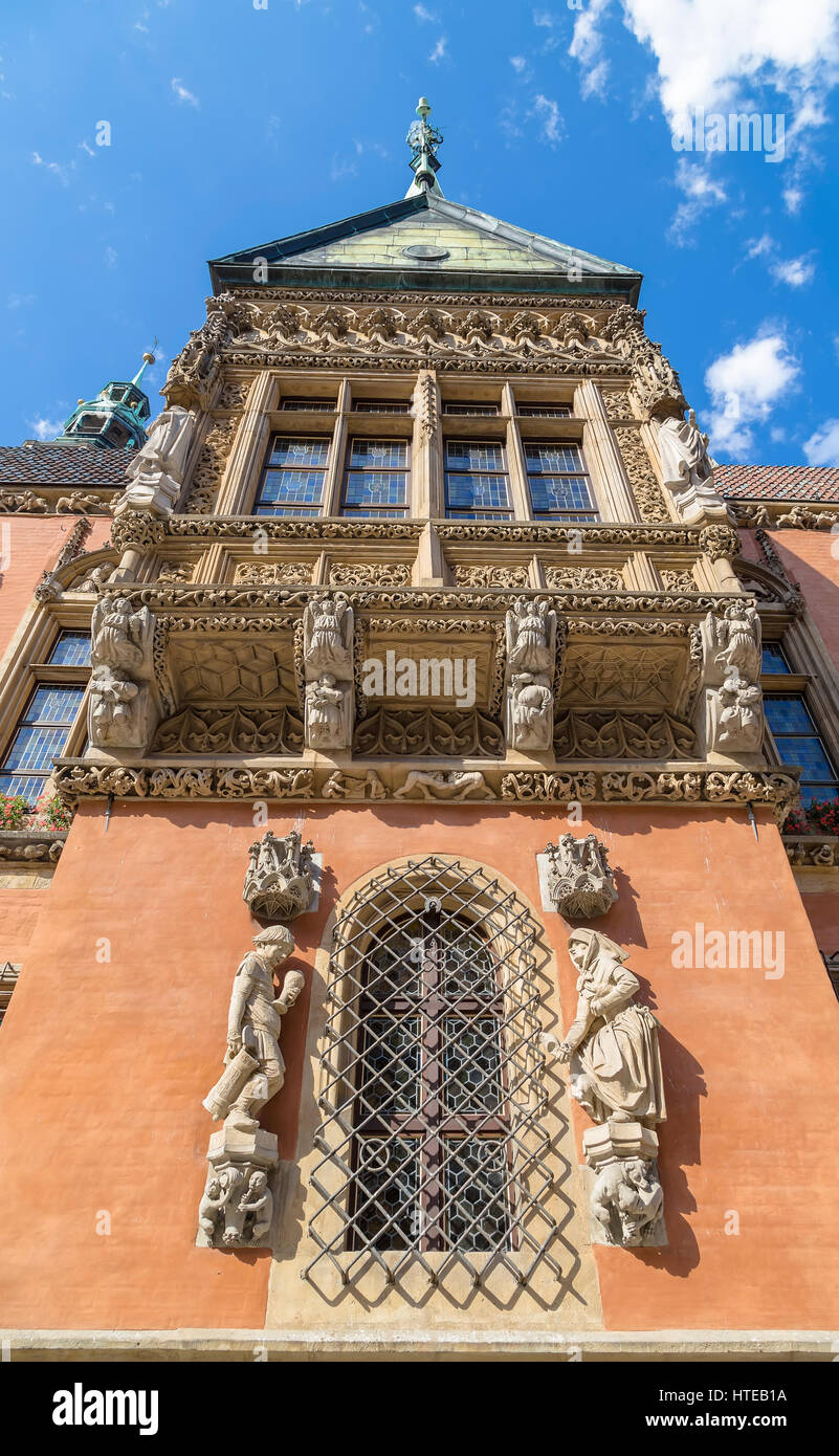 Facade of the historic town hall. Wroclaw. Poland Stock Photo - Alamy