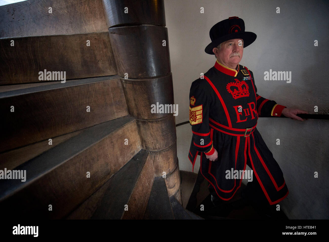 New Chief Yeoman Warder at the Tower of London, Christopher Morton, in ...