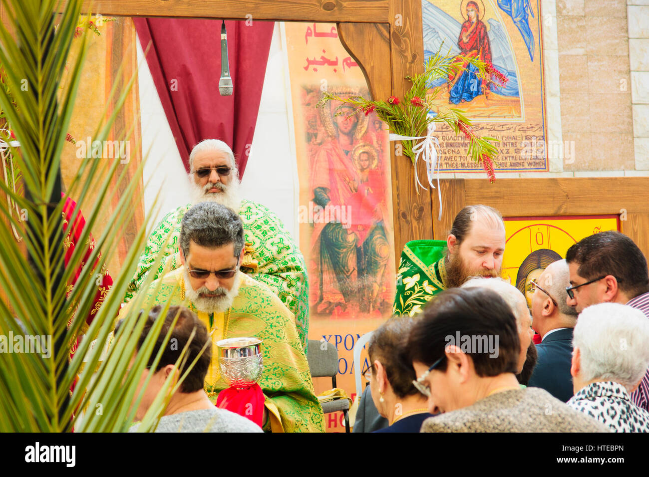 Greek icon orthodox blessing hi-res stock photography and images - Alamy