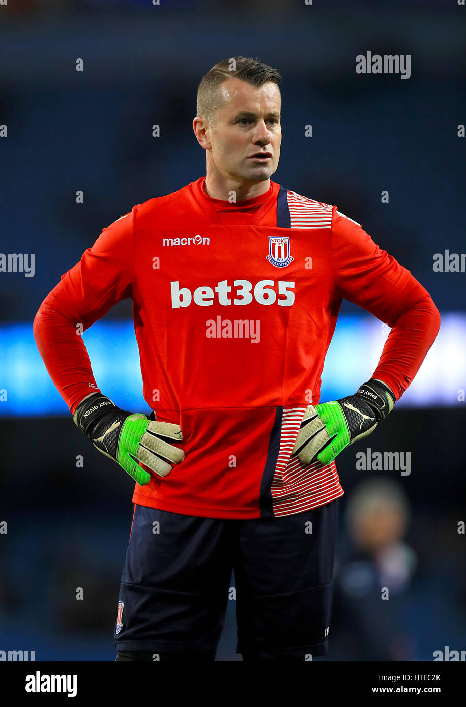 Stoke City goalkeeper Shay Given Stock Photo - Alamy