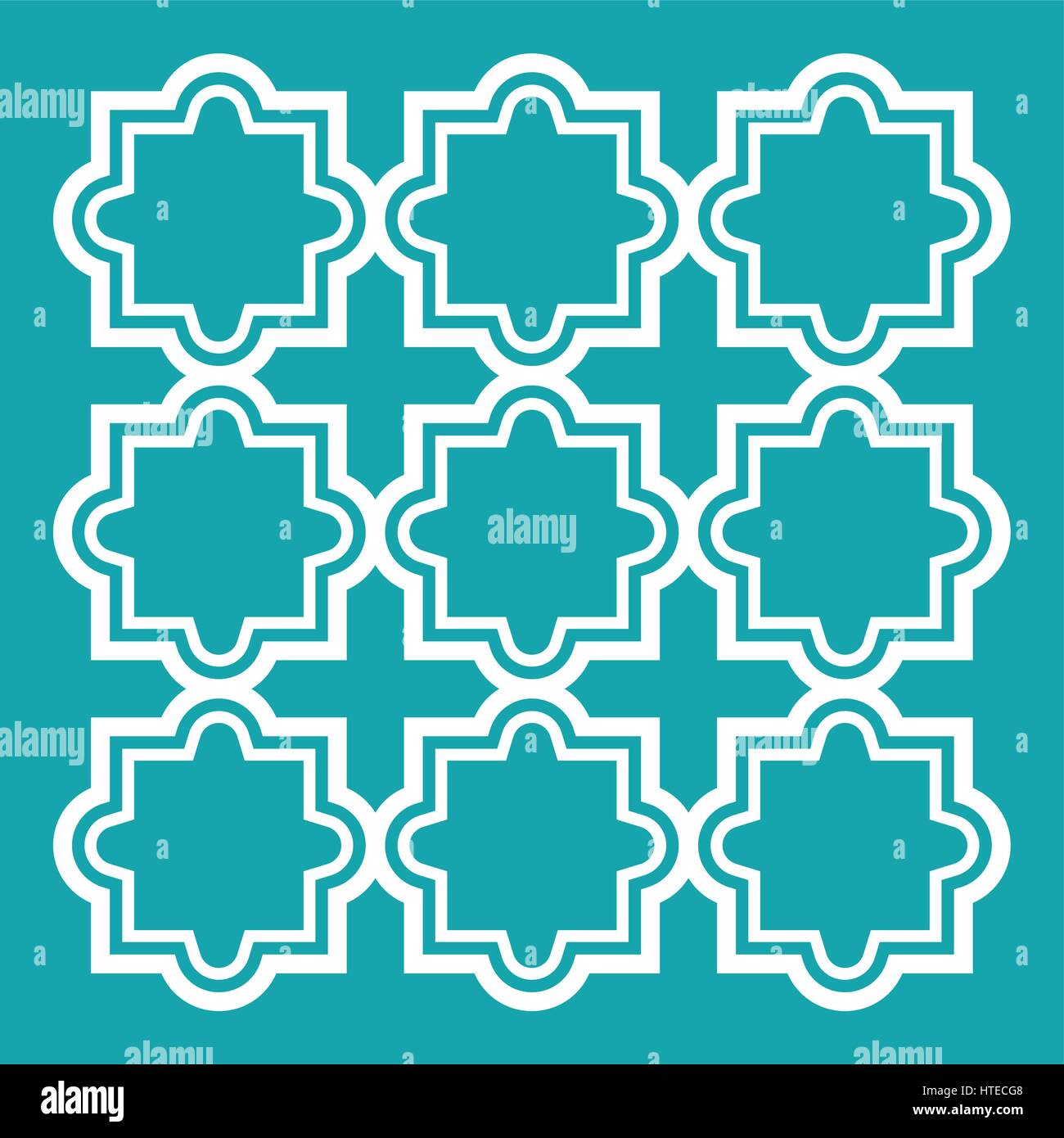 White and turquoise tiles hi-res stock photography and images - Alamy