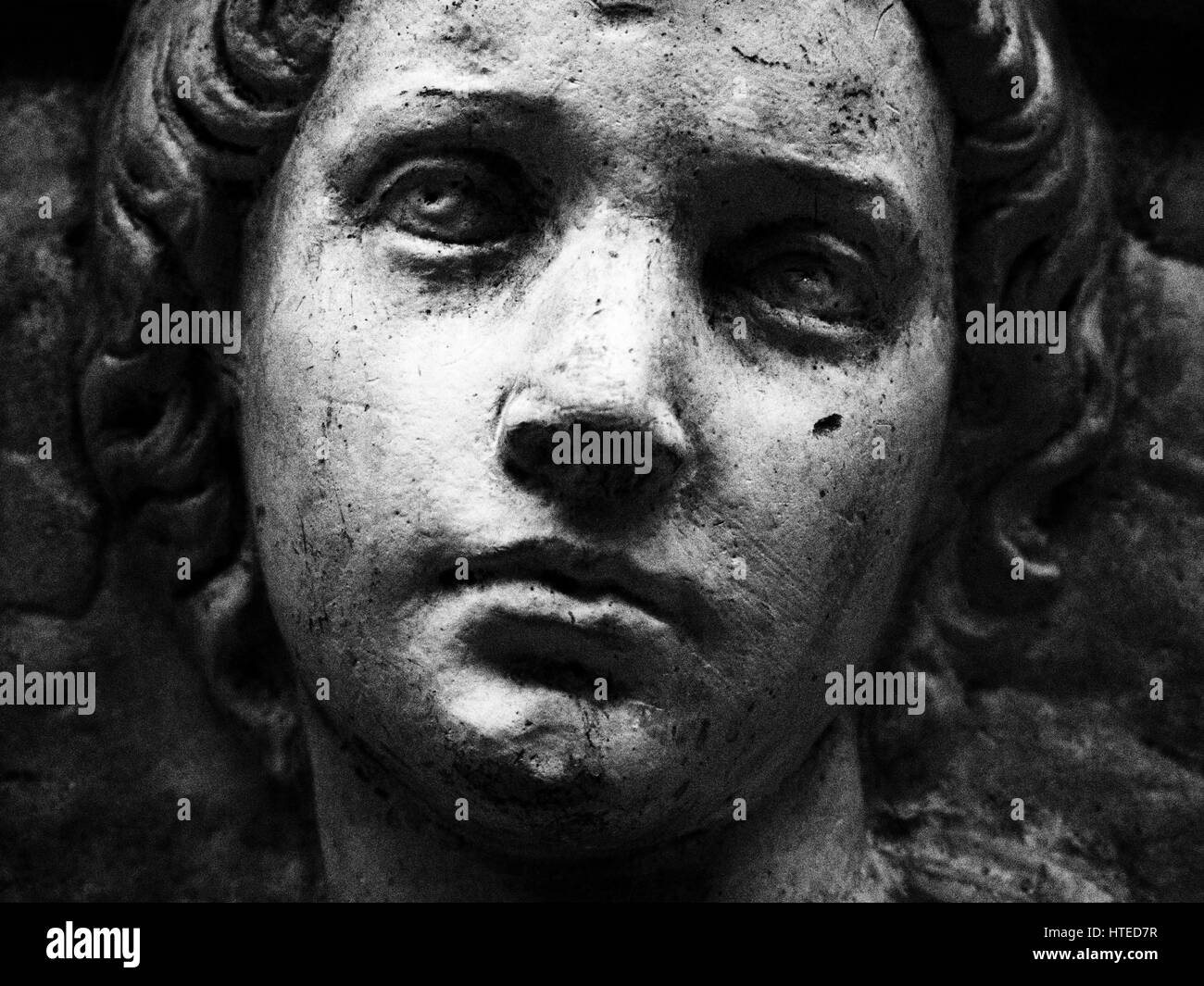 Cast face Black and White Stock Photos & Images - Alamy