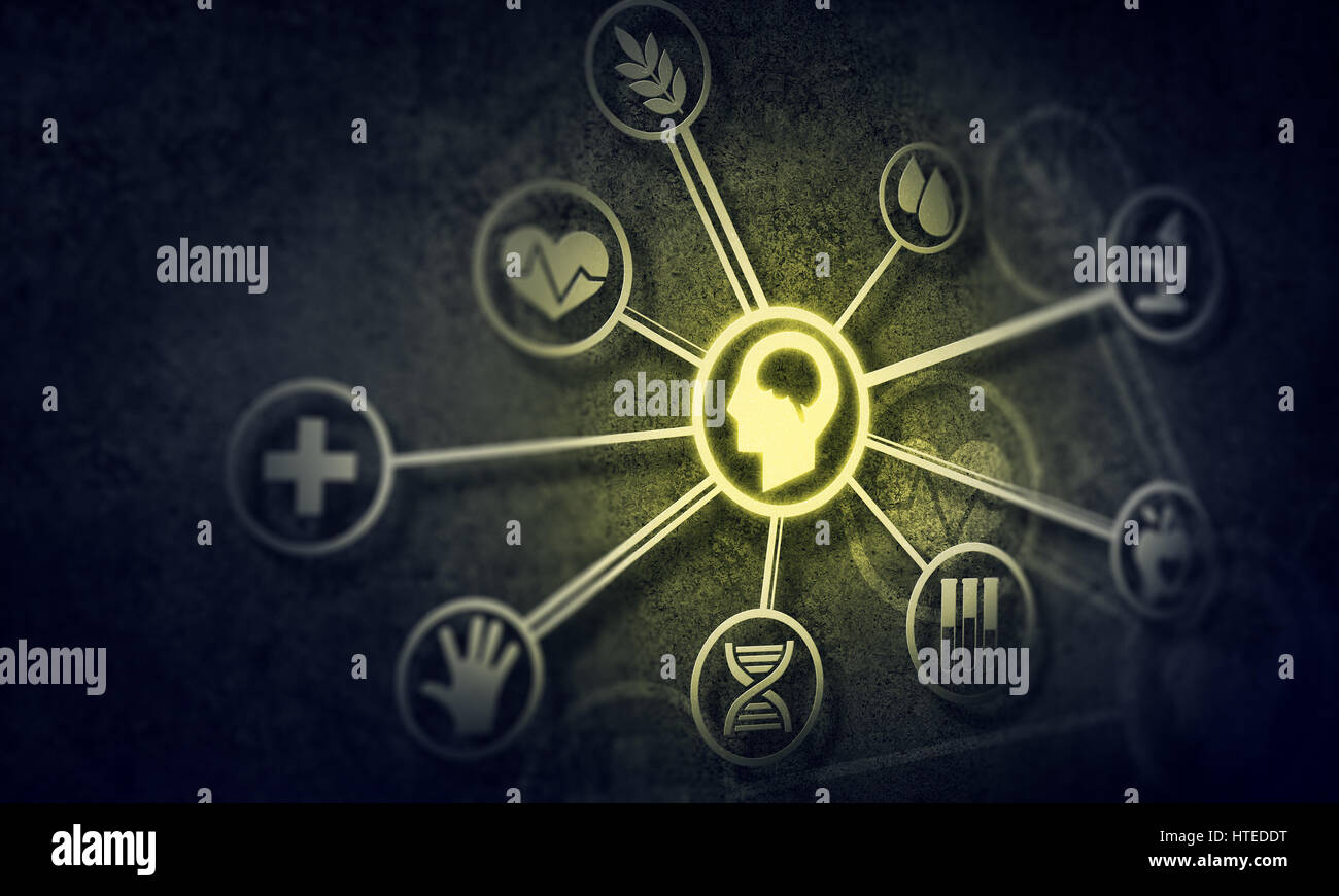 Digital background with social interaction and connection concept Stock ...