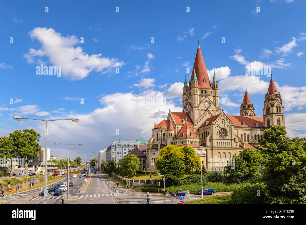 Saint Francis of Assisi Church, Vienna, Austria Stock Photo - Alamy