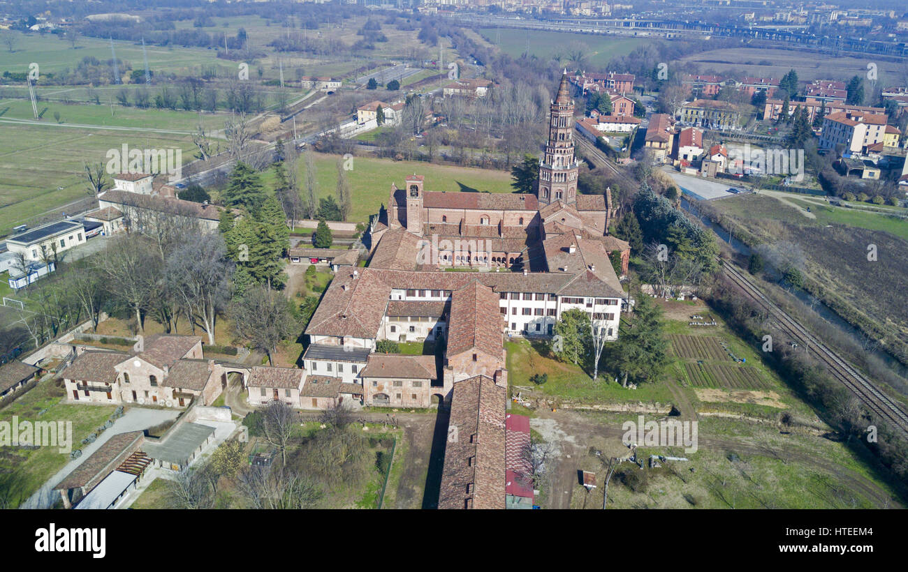 Monastery aerial view hi-res stock photography and images - Alamy