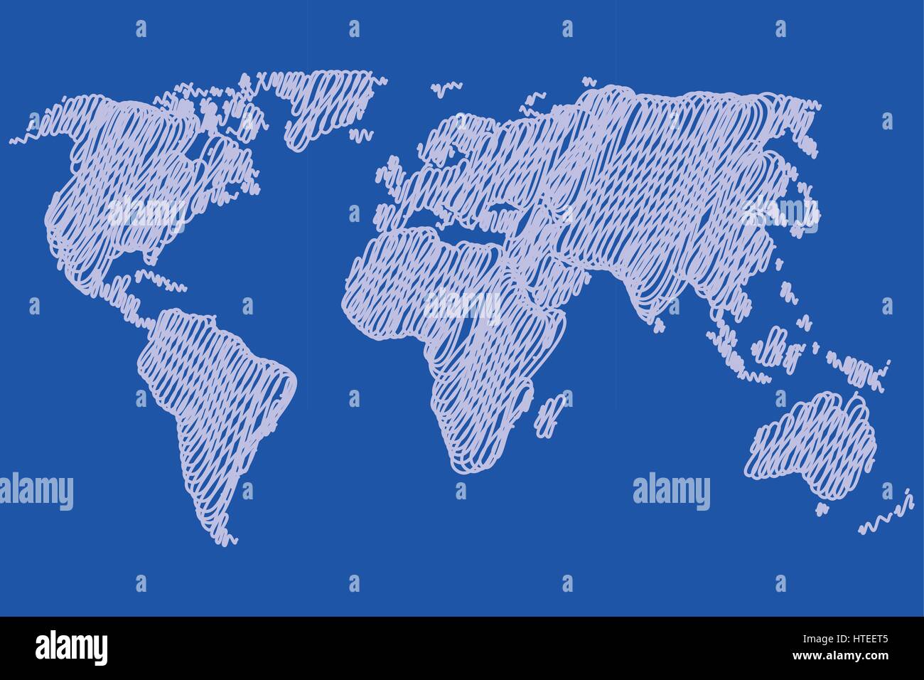 World Map - vector scribble, Sketchy World map Stock Vector Image & Art - Alamy