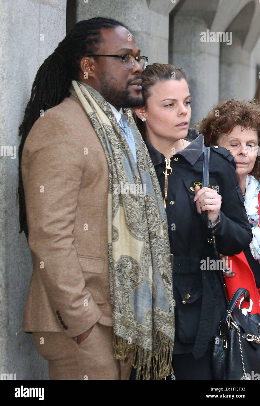 Omar McDermott and Danielle Cooper, parents to Makayah McDermott, looks ...