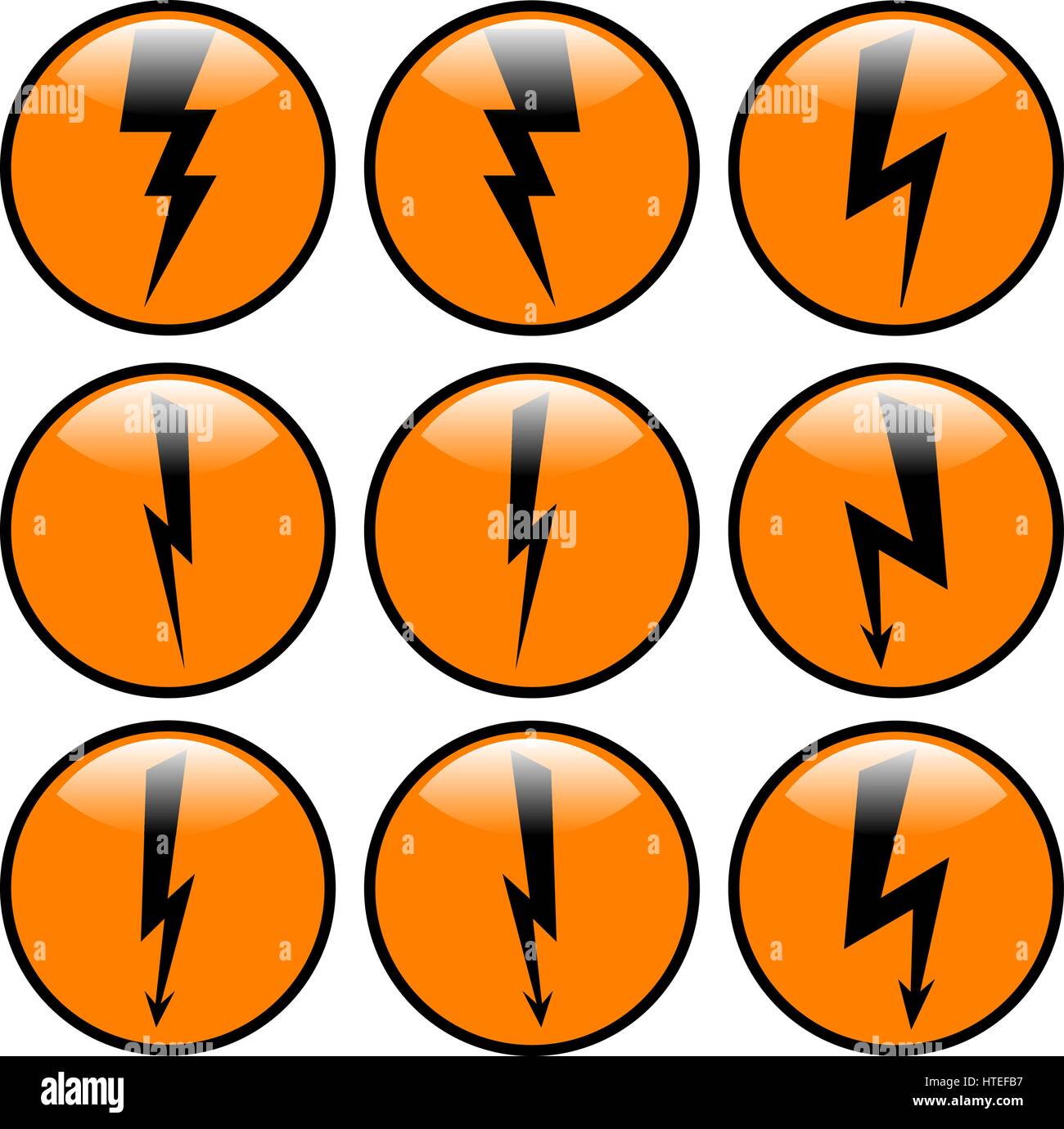 Lightning plane Stock Vector Images - Alamy