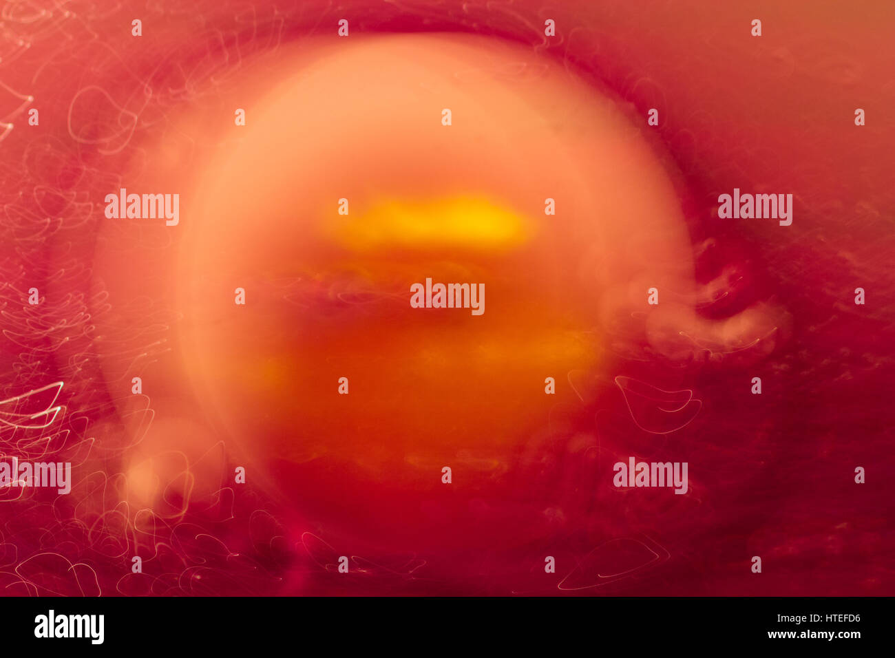 Detonation of a red sphere Stock Photo - Alamy