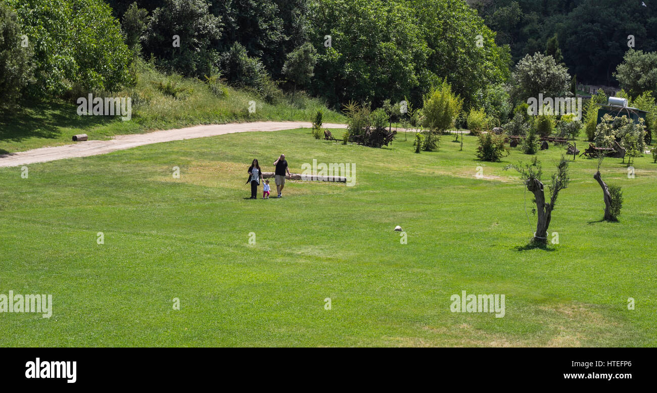 Relaxing day at a rural resort Stock Photo - Alamy