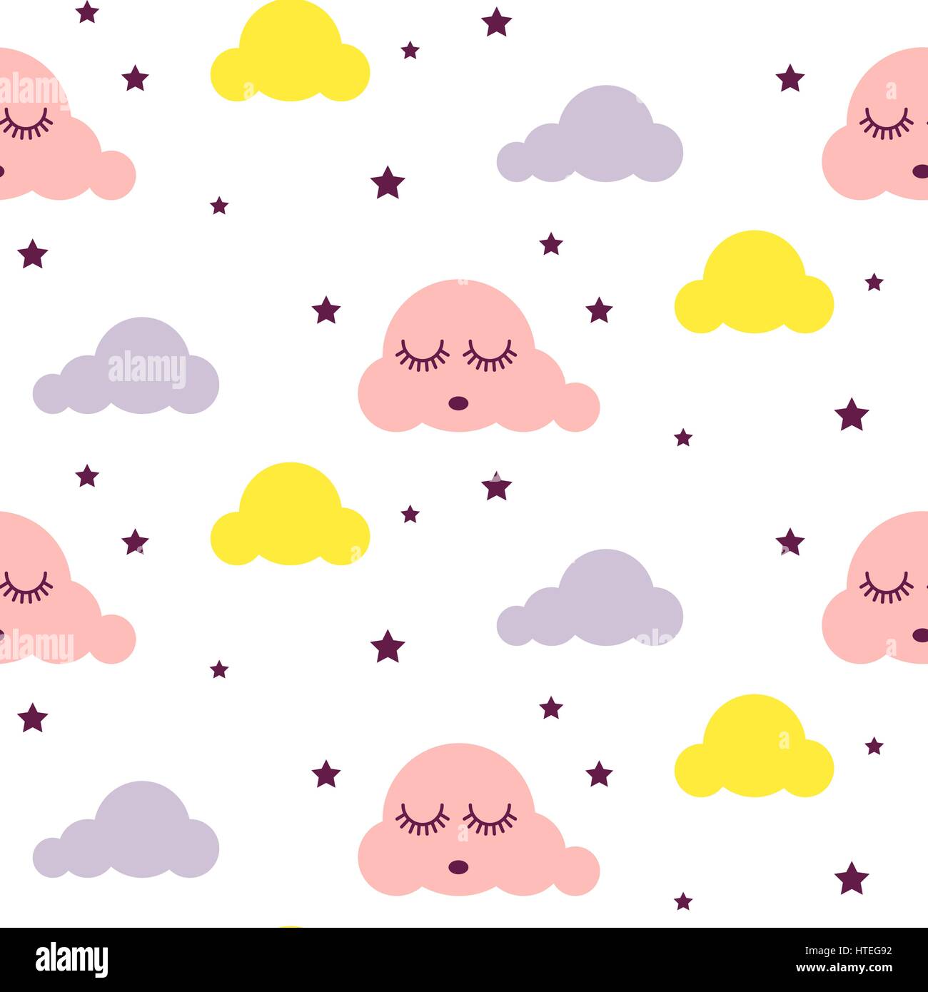Girlish pattern Stock Vector Images - Alamy