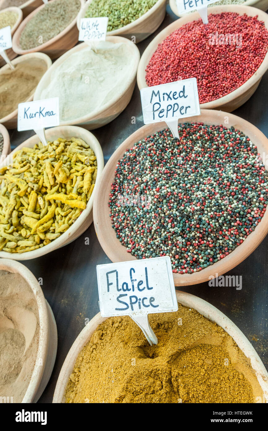 spices, old city, Jerusalem, Israel Stock Photo - Alamy
