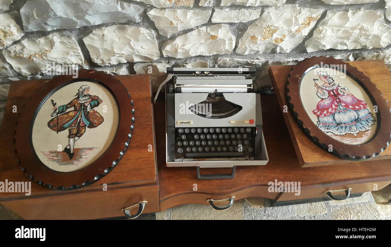 In Mangalemi hotel in Berat Stock Photo - Alamy