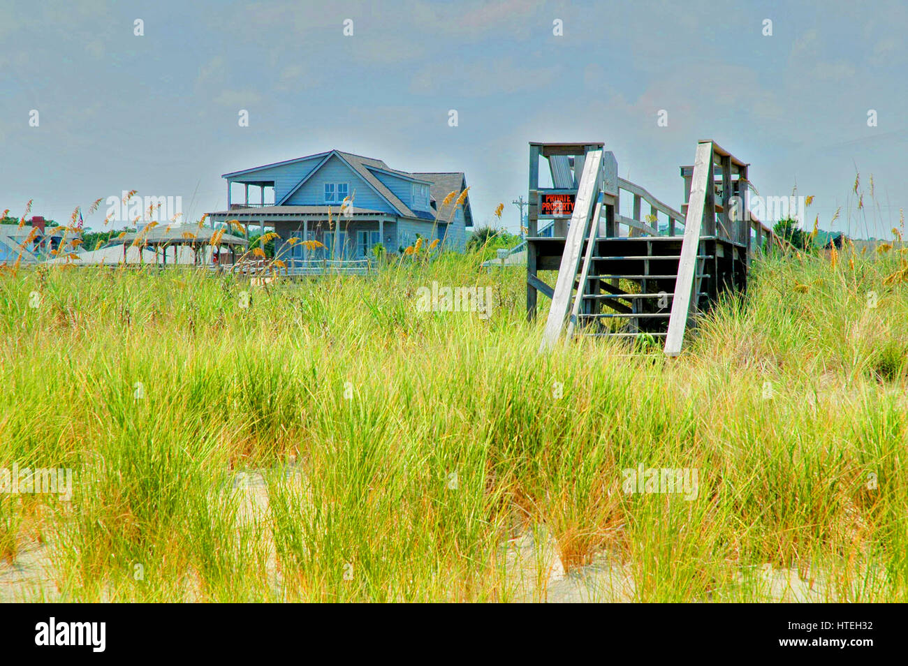 steps from beach to land Stock Photo - Alamy