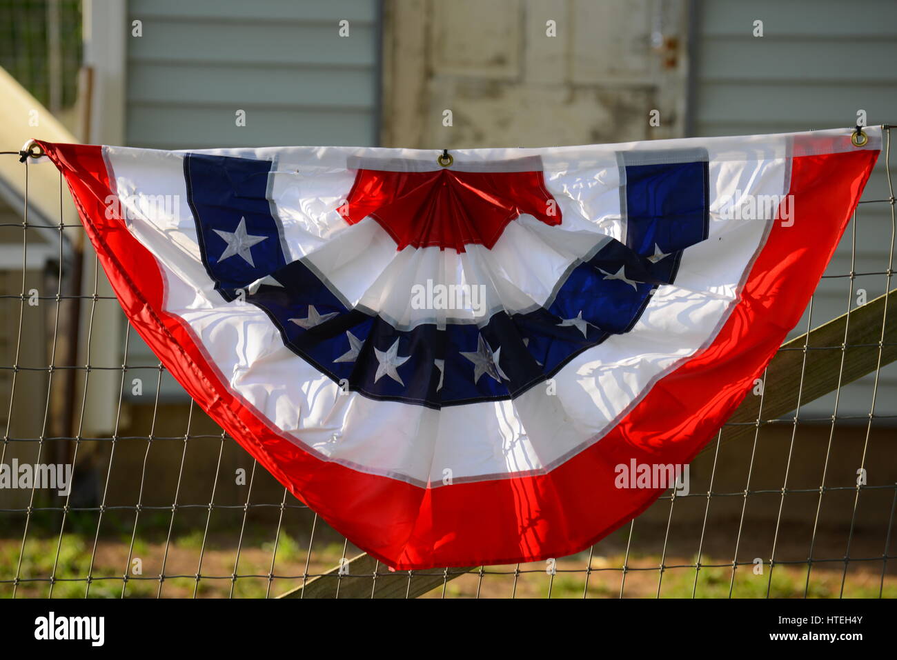 American flag banner hi-res stock photography and images - Alamy