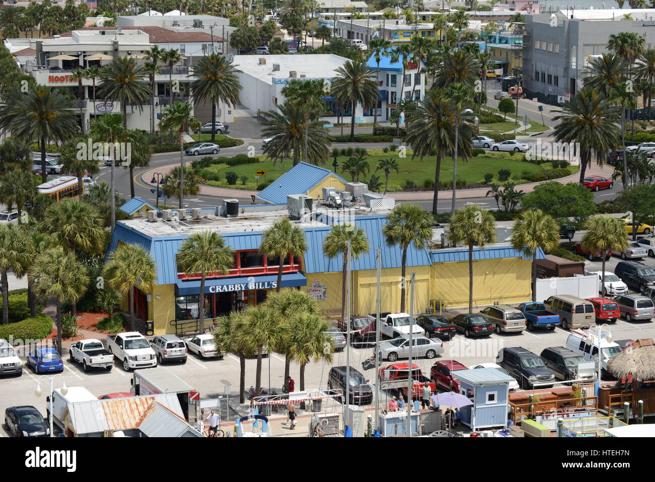 aerial of clearwater beach Stock Photo - Alamy