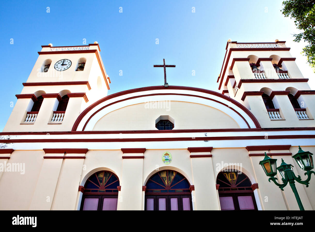Baracoa, Cuba: Catedral de Nuestra Senora de la Asuncion on the central ...
