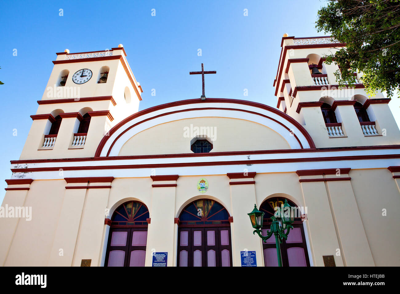 Baracoa, Cuba: Catedral de Nuestra Senora de la Asuncion on the central ...