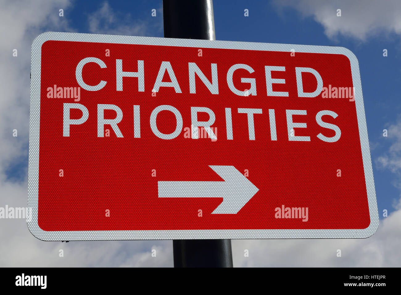 Changed priority hi-res stock photography and images - Alamy