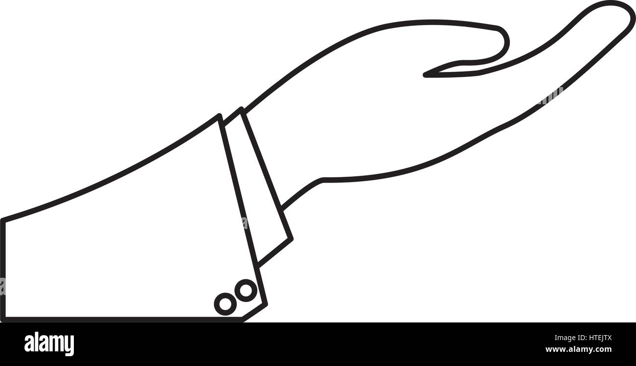 Hand palm open Stock Vector Image & Art - Alamy