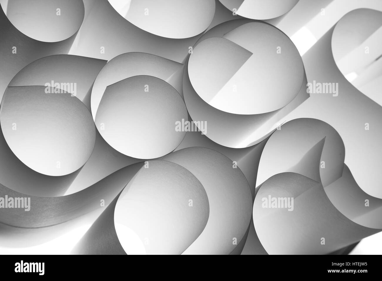 abstract background paper rolls Stock Photo - Alamy