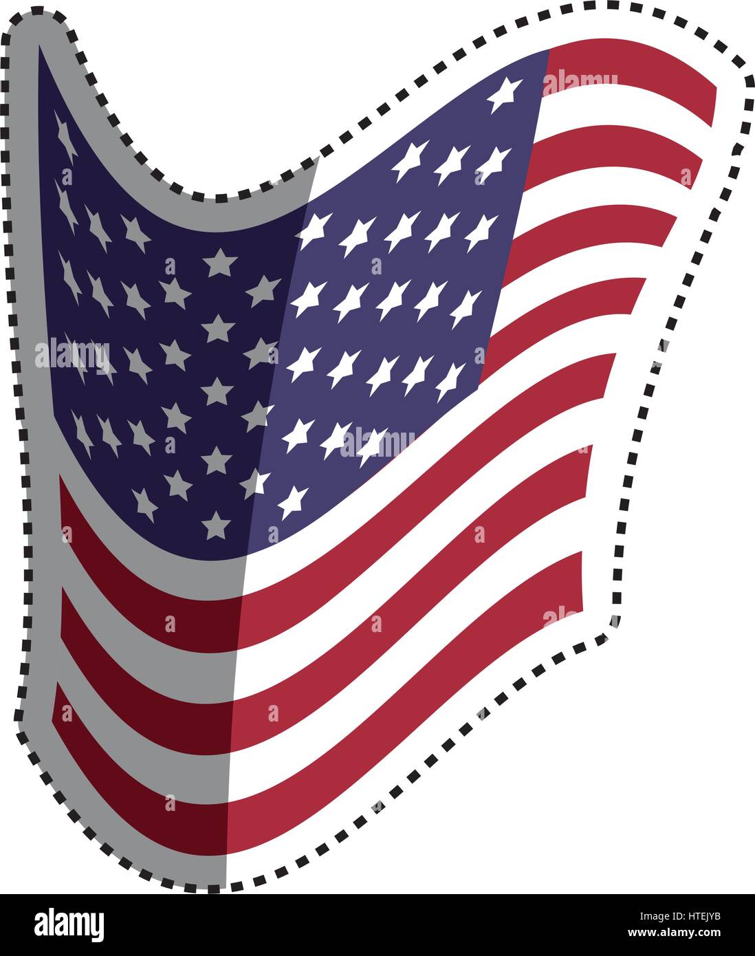 USA flag emblem Stock Vector Image & Art - Alamy