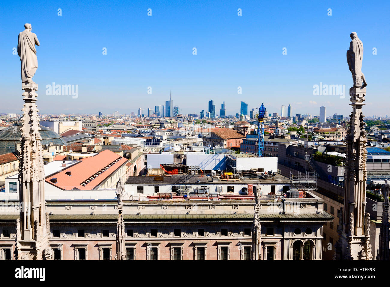 Milan roof terrace hi-res stock photography and images - Alamy