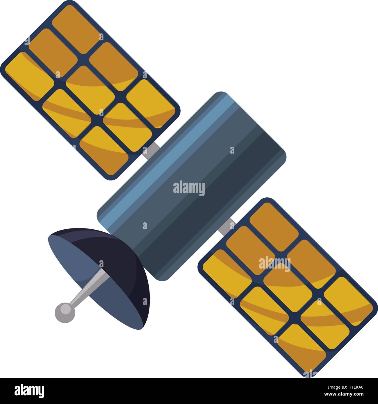 Satellite communication technology Stock Vector Image & Art - Alamy
