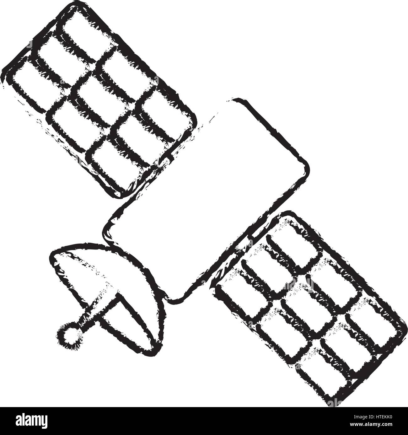 Satellite communication technology Stock Vector Image & Art - Alamy